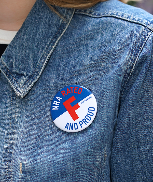 NRA F Rated Button & Sticker Pack – Everytown for Gun Safety